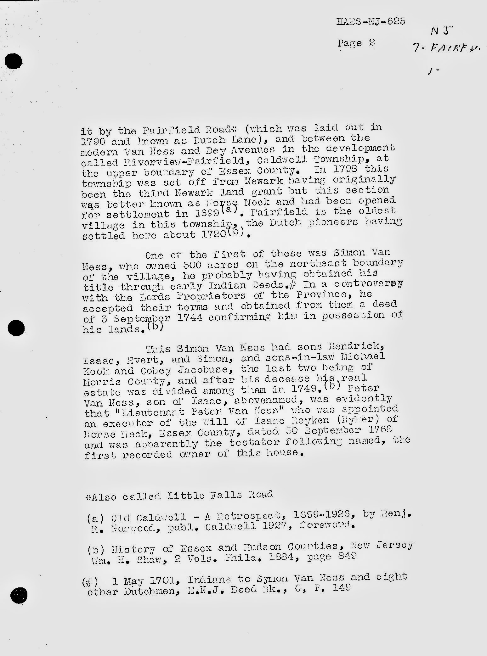 Resources and Historical Information – Friends of the Van Ness House