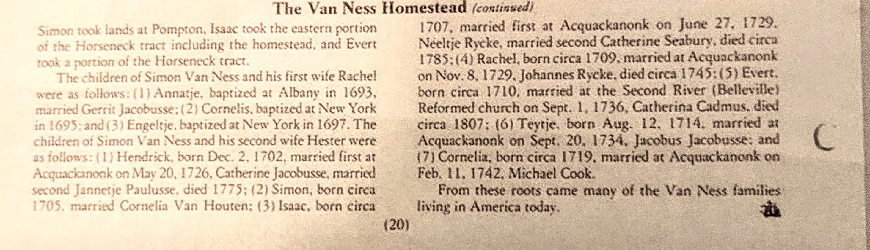 Resources and Historical Information – Friends of the Van Ness House